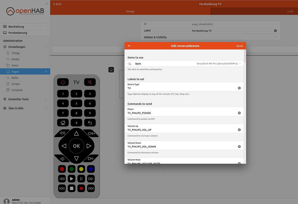 Remote Control Widget - UI Widgets - openHAB Community