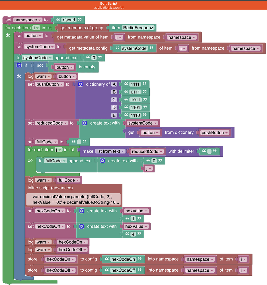 [Blockly] RF-Switches Example/Solution - Scripts & Rules - openHAB Community