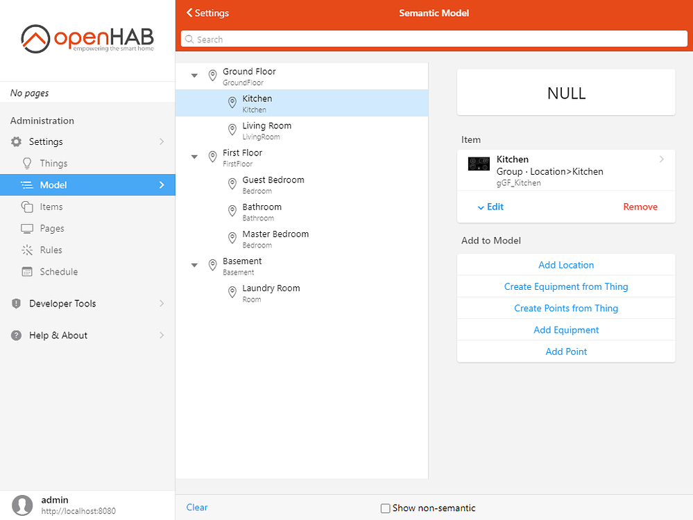 Getting Started with OH3: rewriting the tutorial - 6. Model your home with Items & link Channels ...