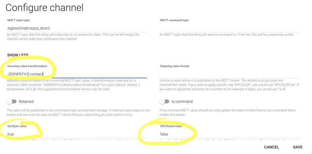 [SOLVED] MQTT transformation in PaperUI - Items & Sitemaps - openHAB Community