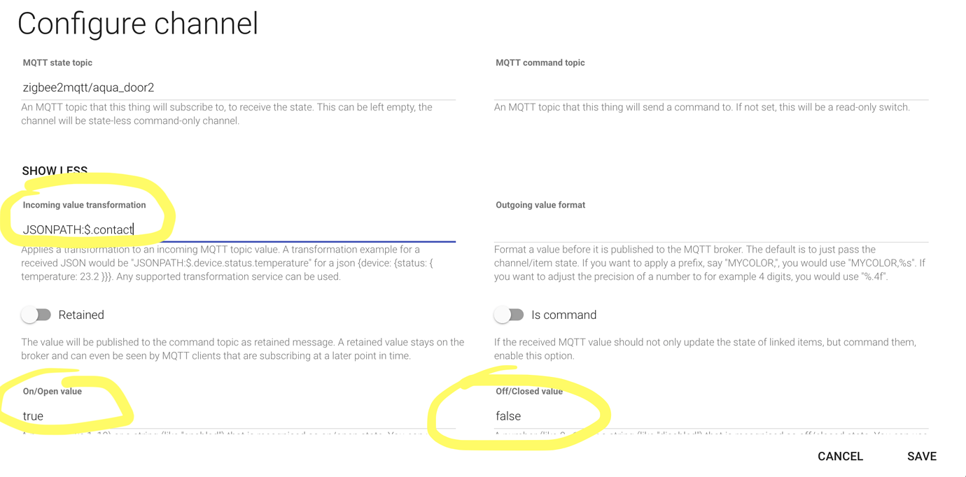 [SOLVED] MQTT transformation in PaperUI - Items & Sitemaps - openHAB Community
