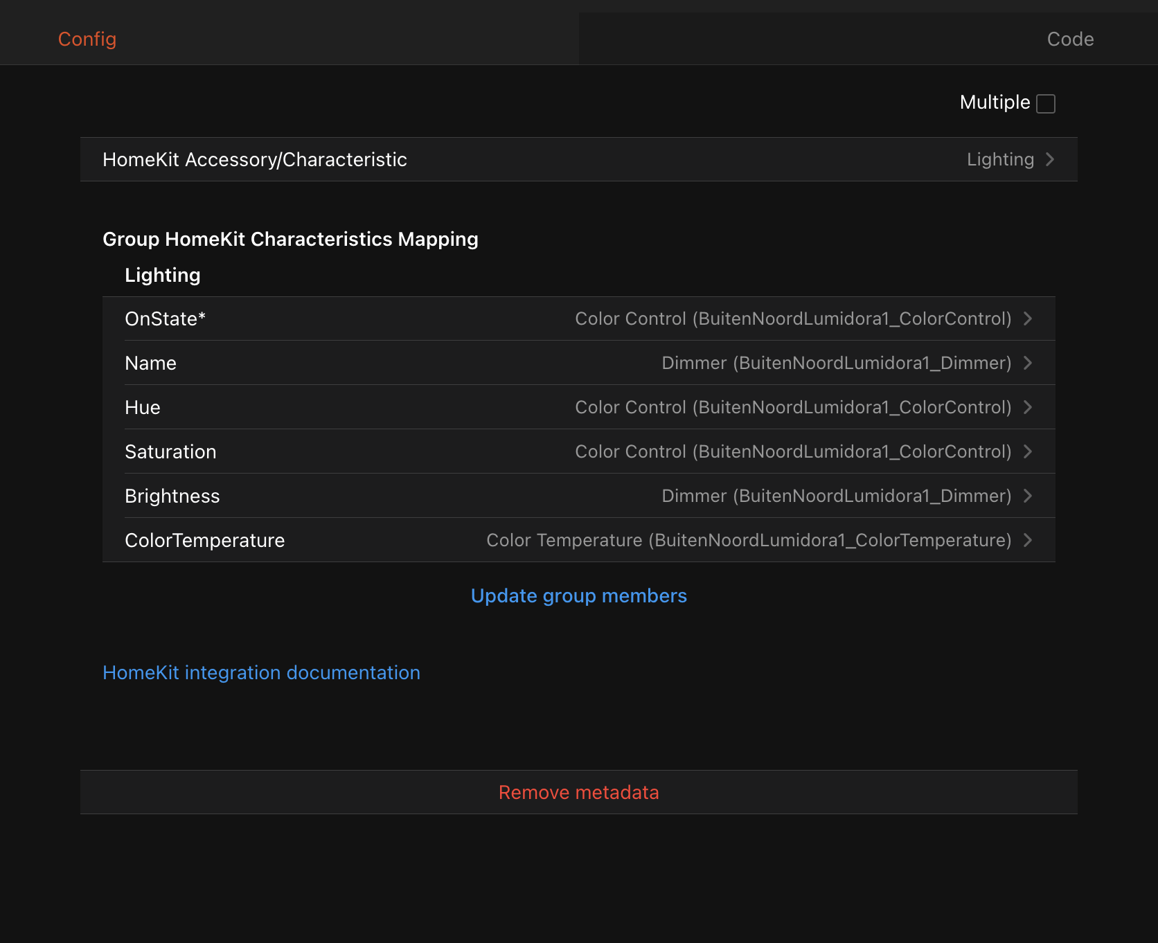 Homekit Metadata for Aeotec Lightbulb - Bindings - openHAB Community