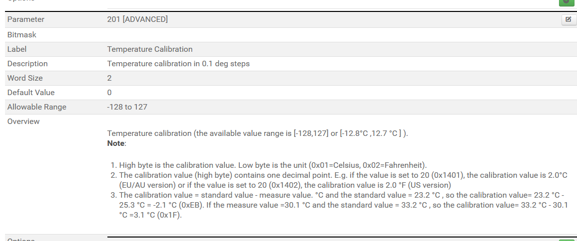 AeoTec MultiSensor 6 (ZW100) temperature calibration on OH 2.5.1 with device firmware 1.12 ...