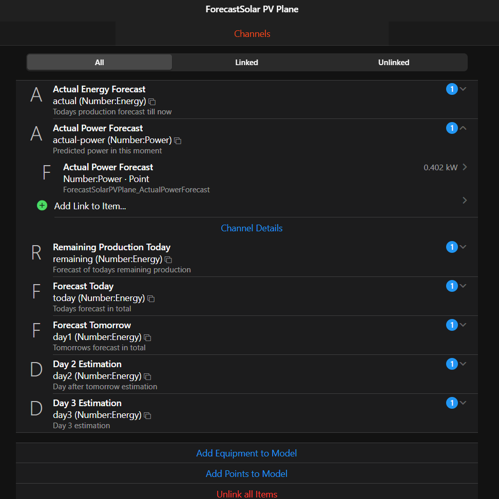 Solar Forecast PV - Page 2 - Bundles - openHAB Community