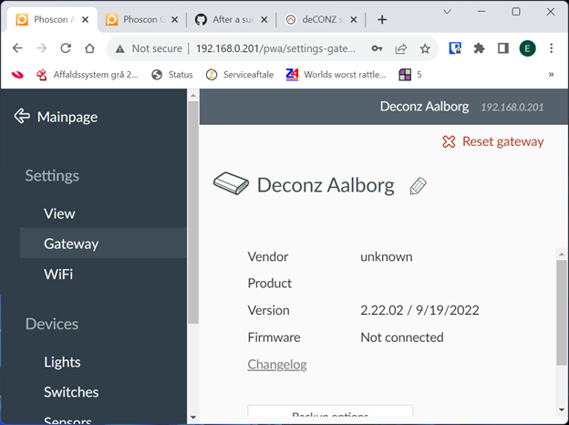 deCONZ switch between online and offline after updating to Openhab 4.01 ...