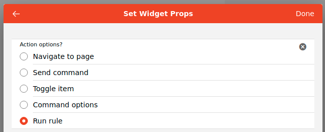 [OH3] Custom Widget same behavior as action select as in a item-list action - Development ...