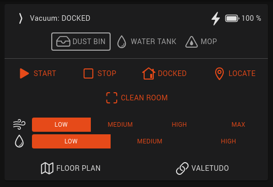 Valetudo vacuum robot control widget - UI Widgets - openHAB Community