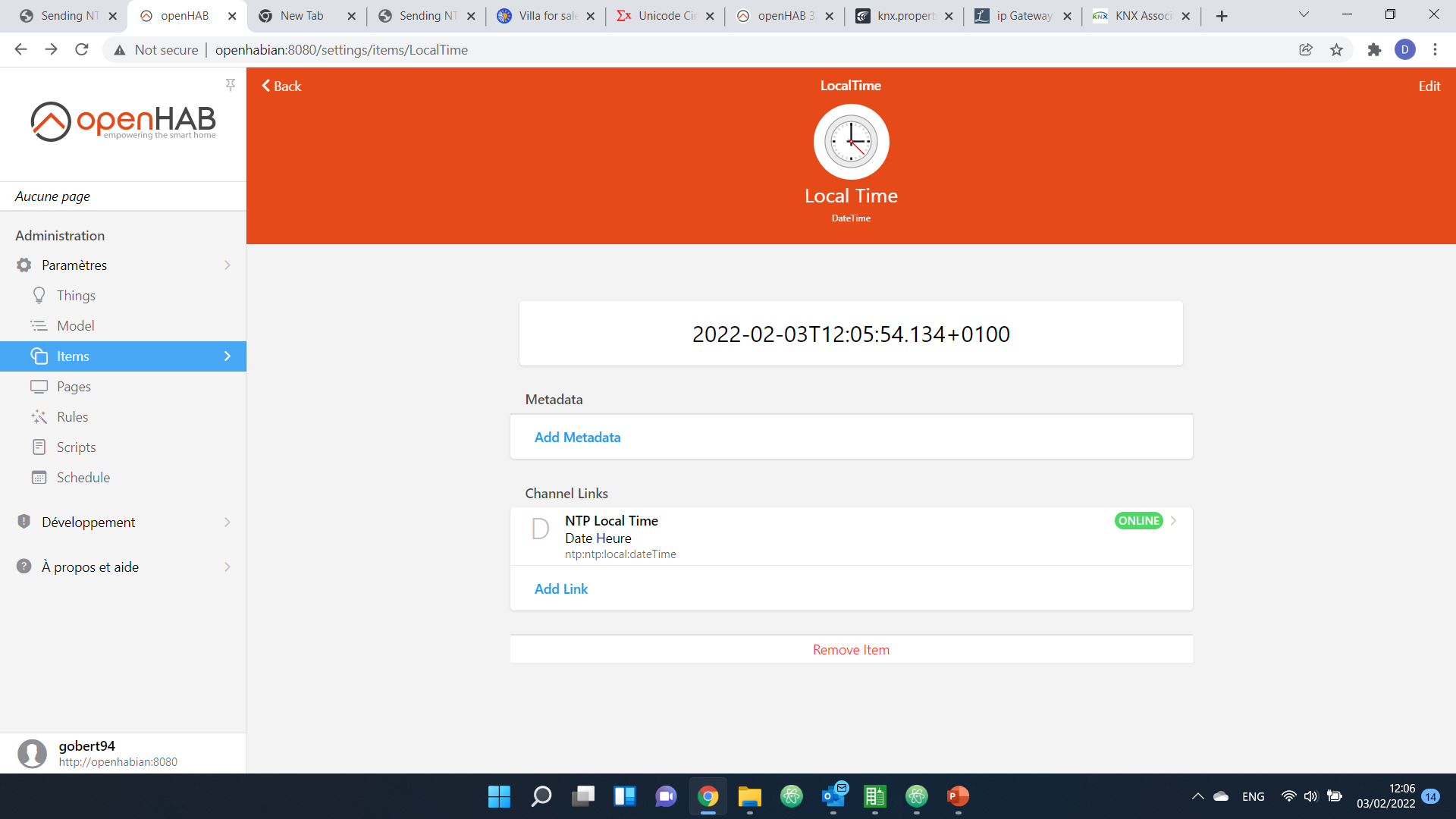 Sending NTP time to KNX in OpenHAB3? - Page 2 - Beginners - openHAB Community