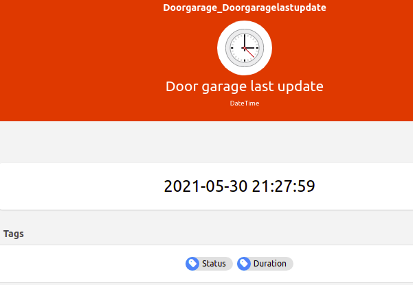 Showing timestamp of item value update in a mainUI card? - openHAB Community
