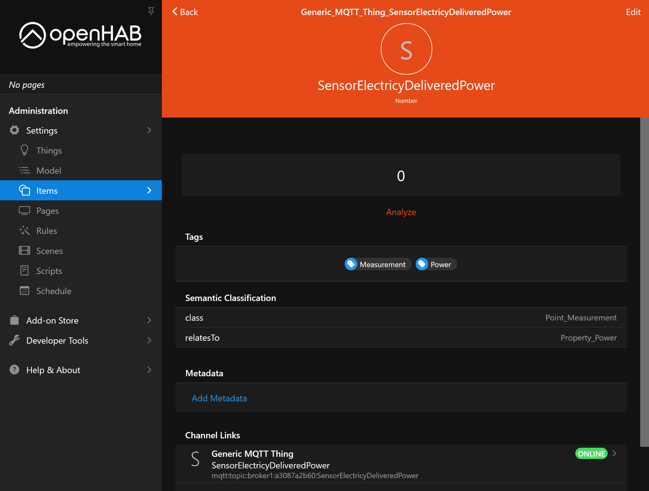How To Scale Mqtt Value Using The Ui Show Power Value In W Instead Of Kw Beginners Openhab