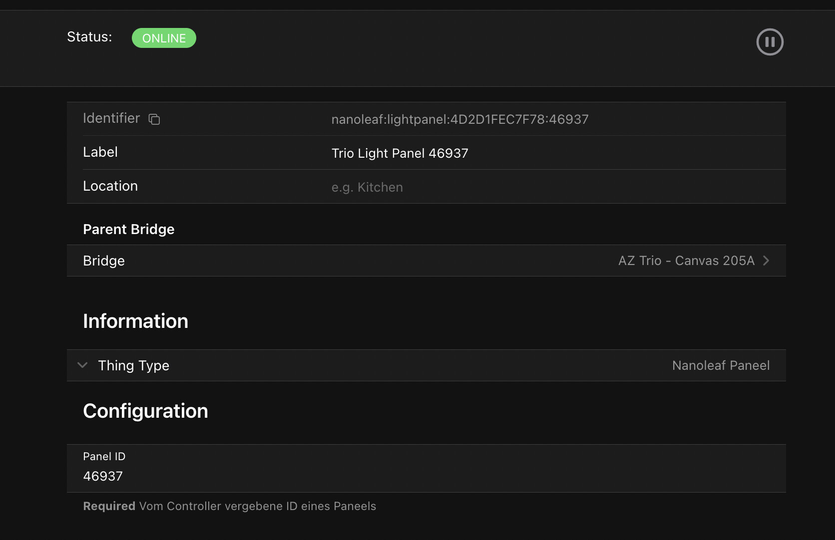 Nanoleaf Binding OH3 - Stabilization Update - Page 2 - Bindings - openHAB Community