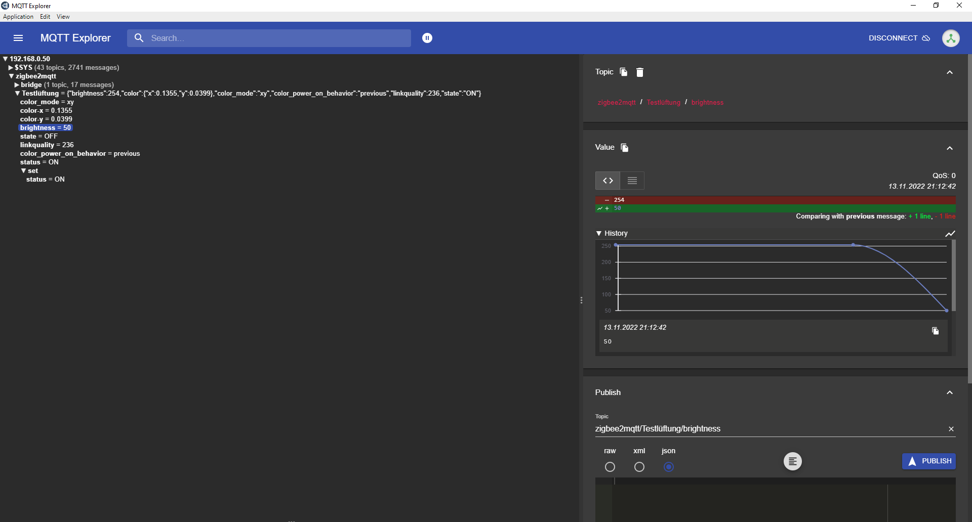MQTT-Broker to MQTT-Client communication. What am I doing wrong? - Beginners - openHAB Community