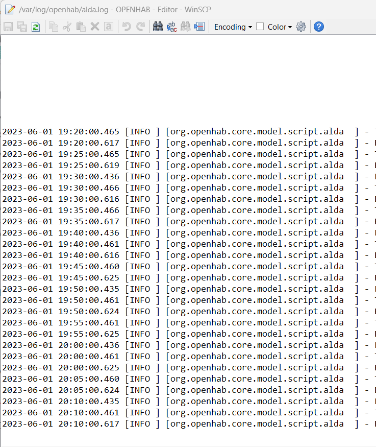Write my own log from the rule - Page 2 - Beginners - openHAB Community