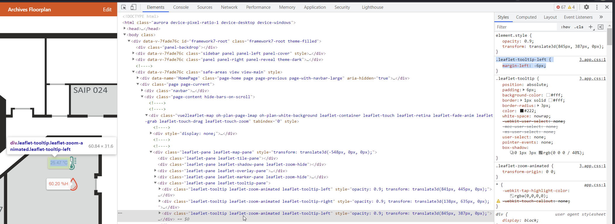 Floorplan tooltip styling - UIs - openHAB Community