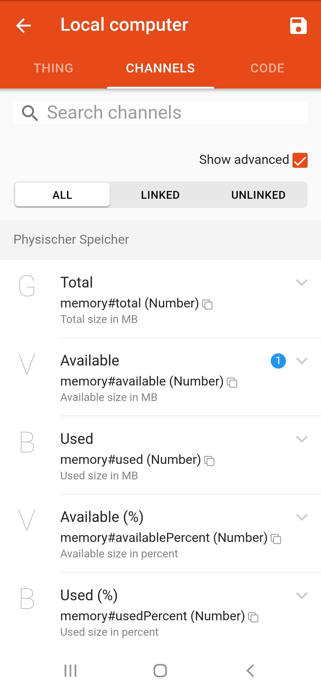 Display System info - Bindings - openHAB Community