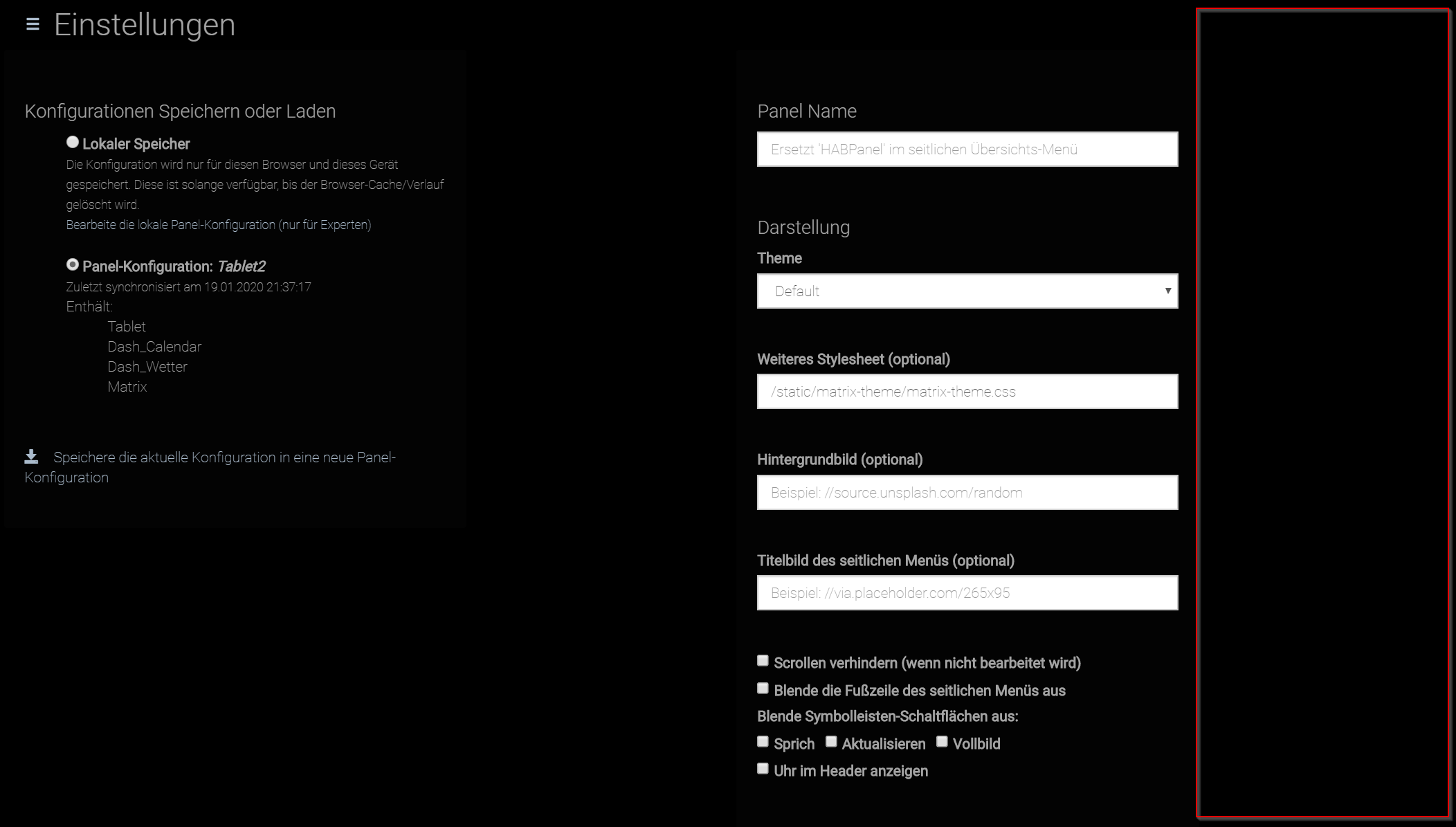 Matrix Theme for HABPanel - Page 31 - HABPanel Examples - openHAB Community