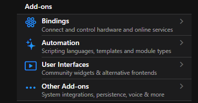 Addons listed twice? - Bindings - openHAB Community