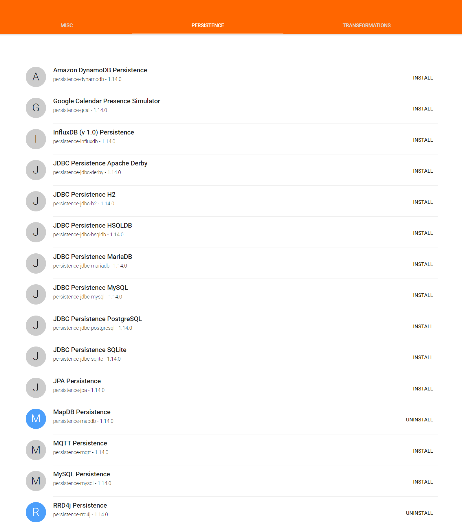 Persistence in OH3.x - Persistence Services - openHAB Community