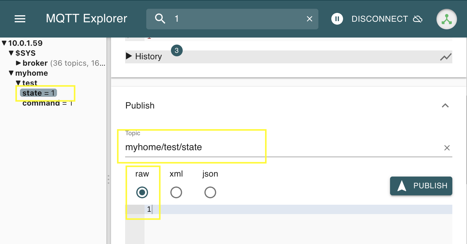 OH3 MQTT Command and State ON OFF "0" & "1" transformation issues - Beginners - openHAB Community