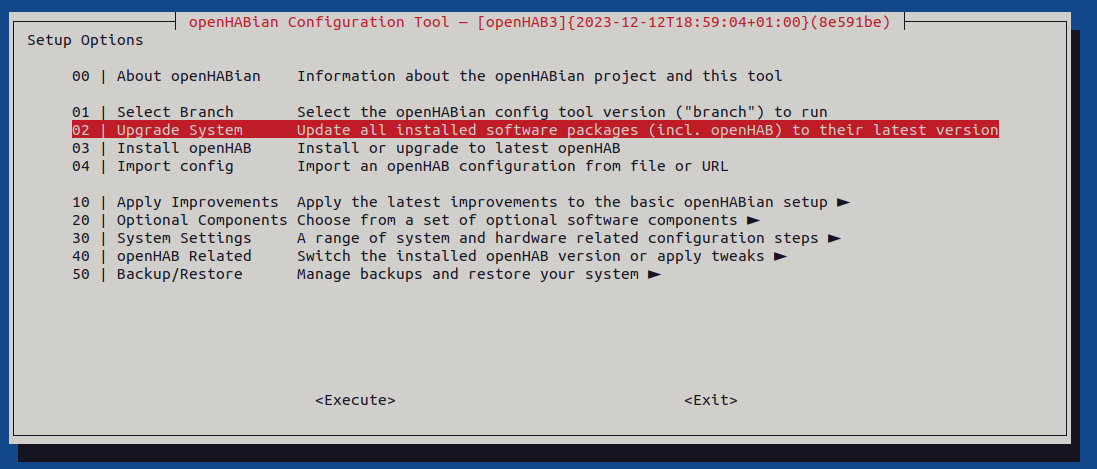 Openhabian With Openhab 3 3 0 Upgrade Migration Openhab Community