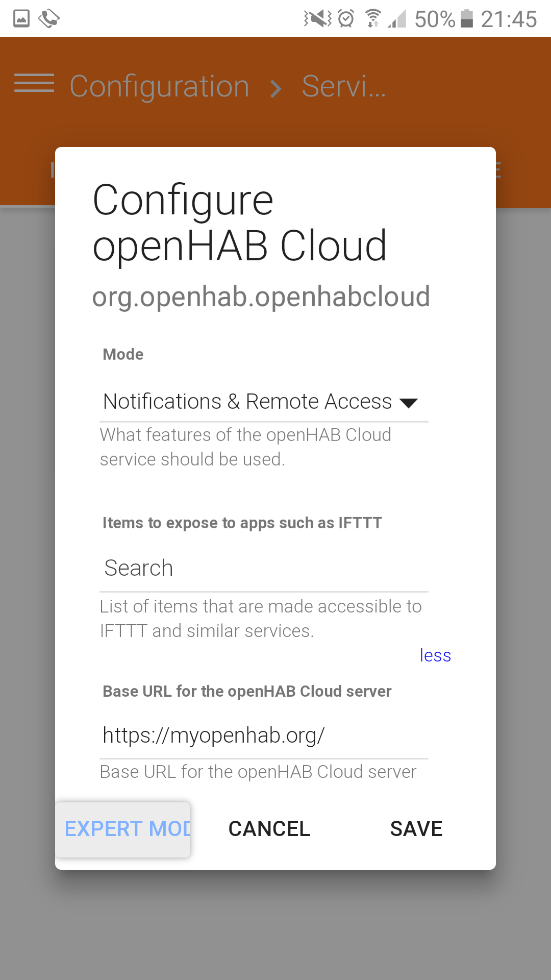 [SOLVED] No uuid, secret - myopenHAB - openHAB Community