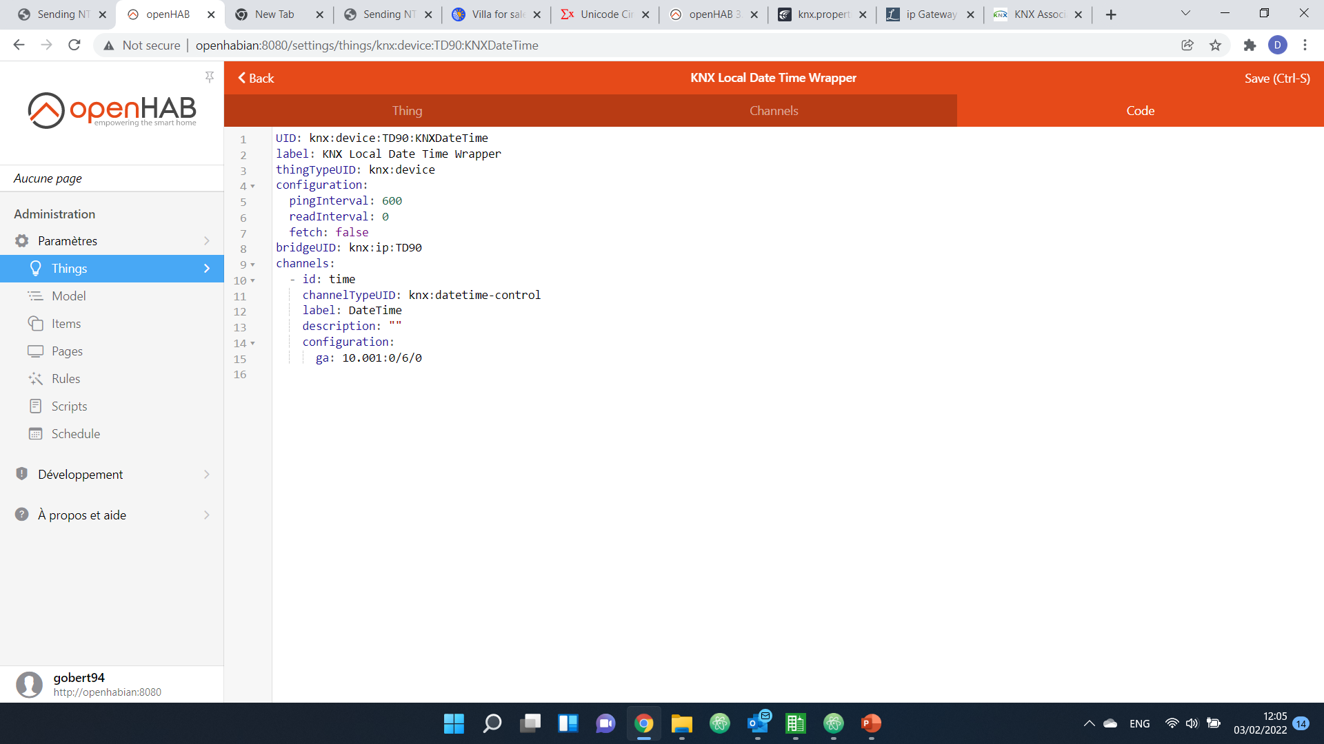 Sending NTP time to KNX in OpenHAB3? - Page 2 - Beginners - openHAB Community