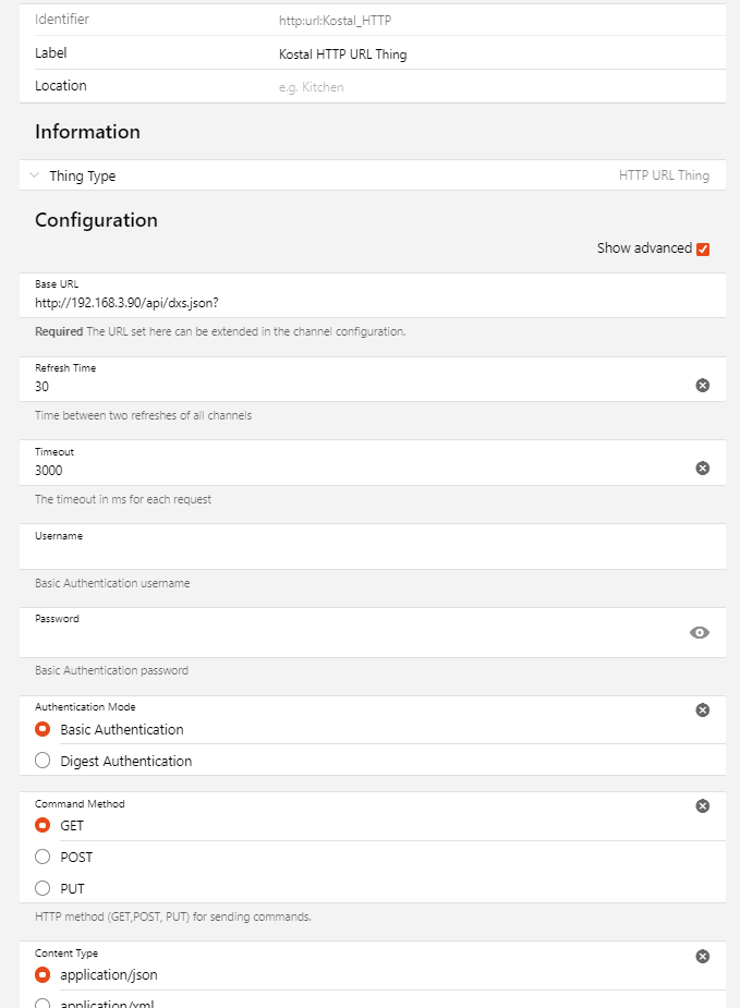 HTTP binding - openHAB 3 version - Page 10 - Bindings - openHAB Community