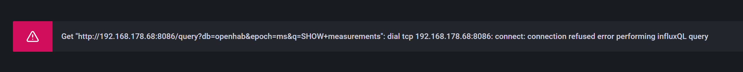 Problem with configuration of influxdb.cfg - Persistence Services - openHAB Community