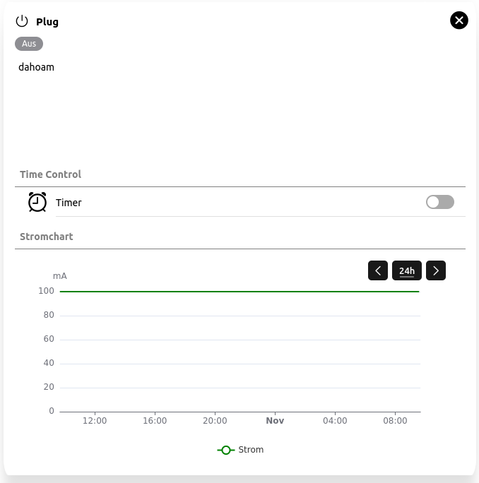 Assitance In Time Controlled Switch Widget Onoff Times Adjusted By The User Uis Openhab