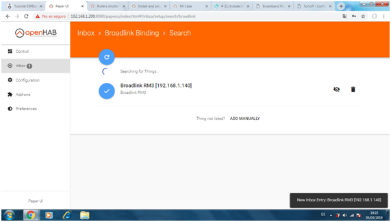 Broadlink RM3, integration mqtt 2.4 - openHAB Community