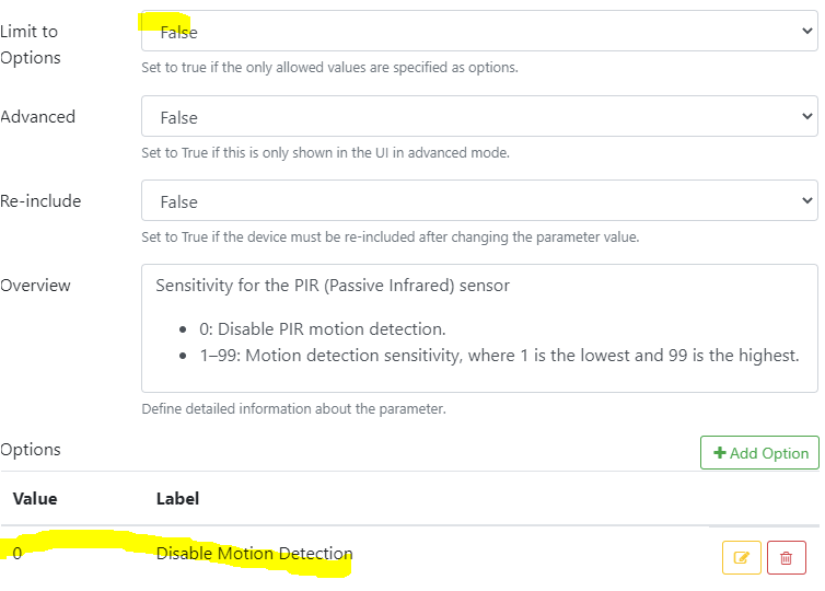 Zwave OH3 Config Parameters - Bindings - openHAB Community