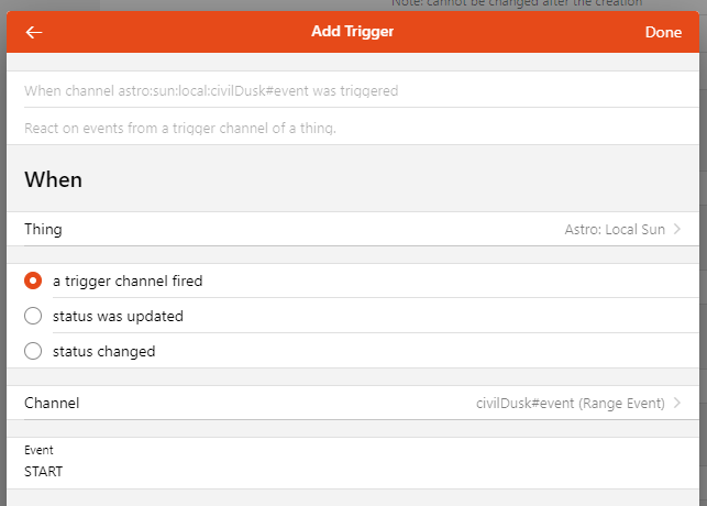 Configure Sunset to trigger light on - Scripts & Rules - openHAB Community
