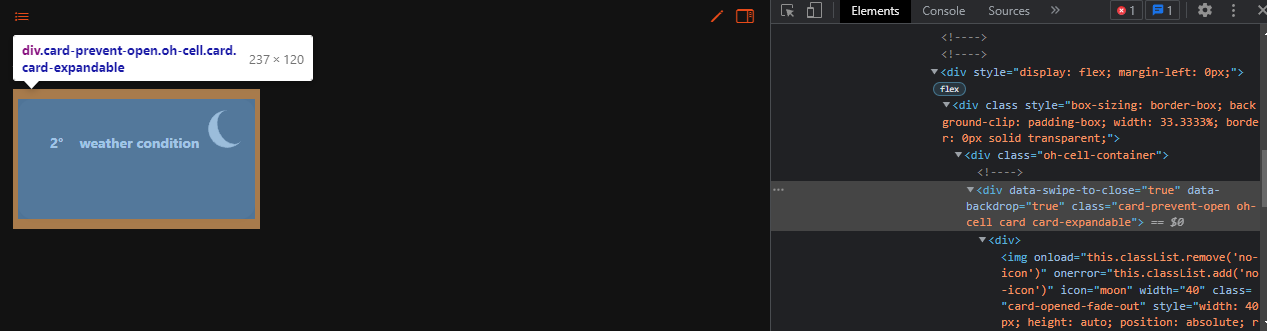 Right align element in oh-cell - UIs - openHAB Community