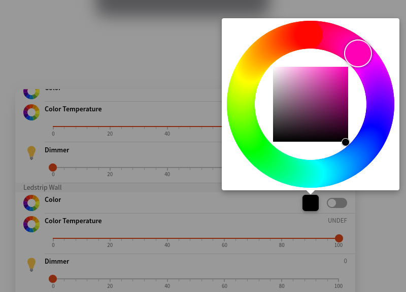 Dimmer and Color item to same channel - Beginners - openHAB Community