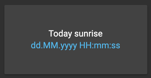 Convert timestamp value into readable format in Dummy Widget - HABPanel - openHAB Community