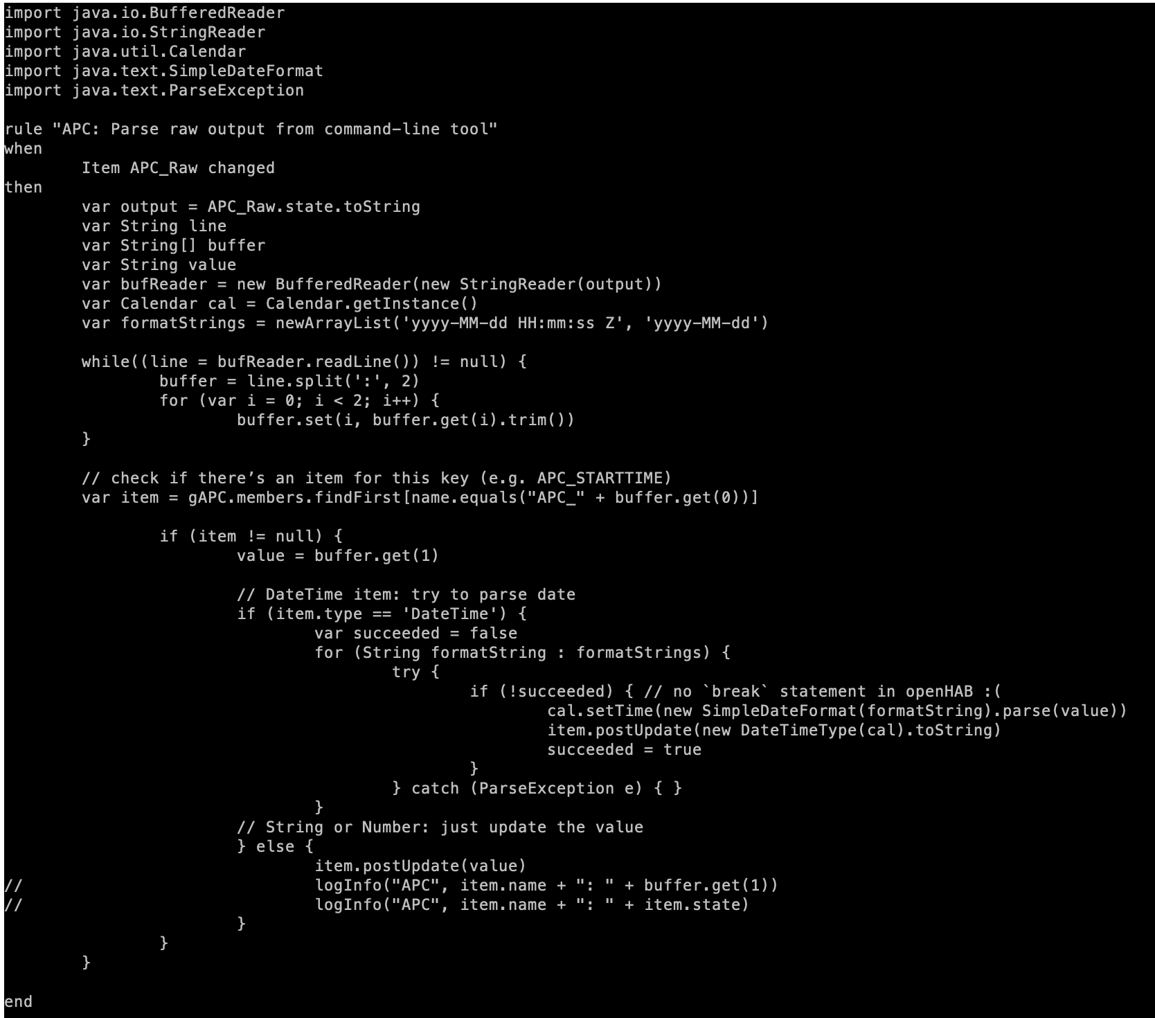 APC UPS Binding - Page 3 - Tutorials & Examples - openHAB Community