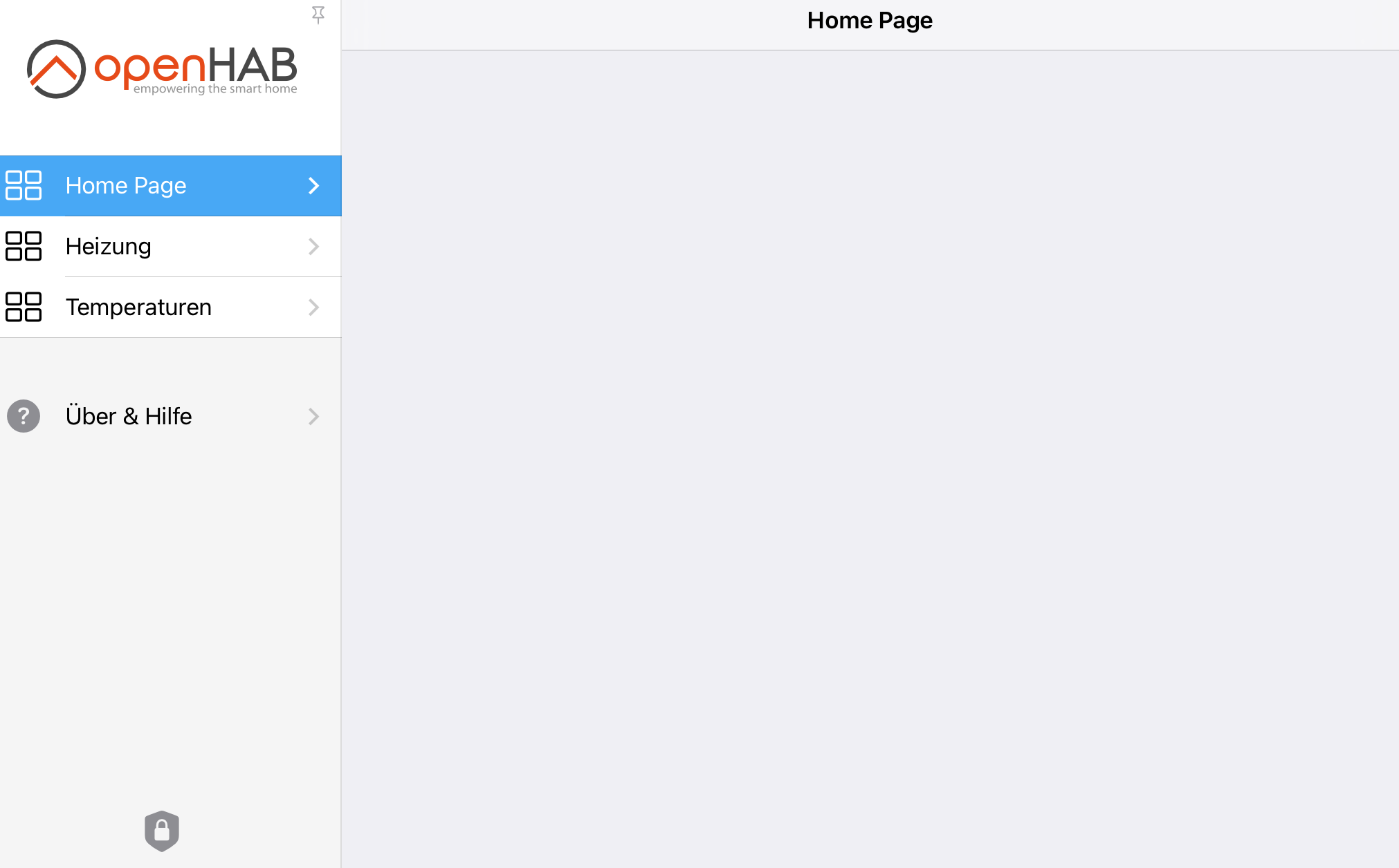 Page overview not in sidemap - openHAB Community
