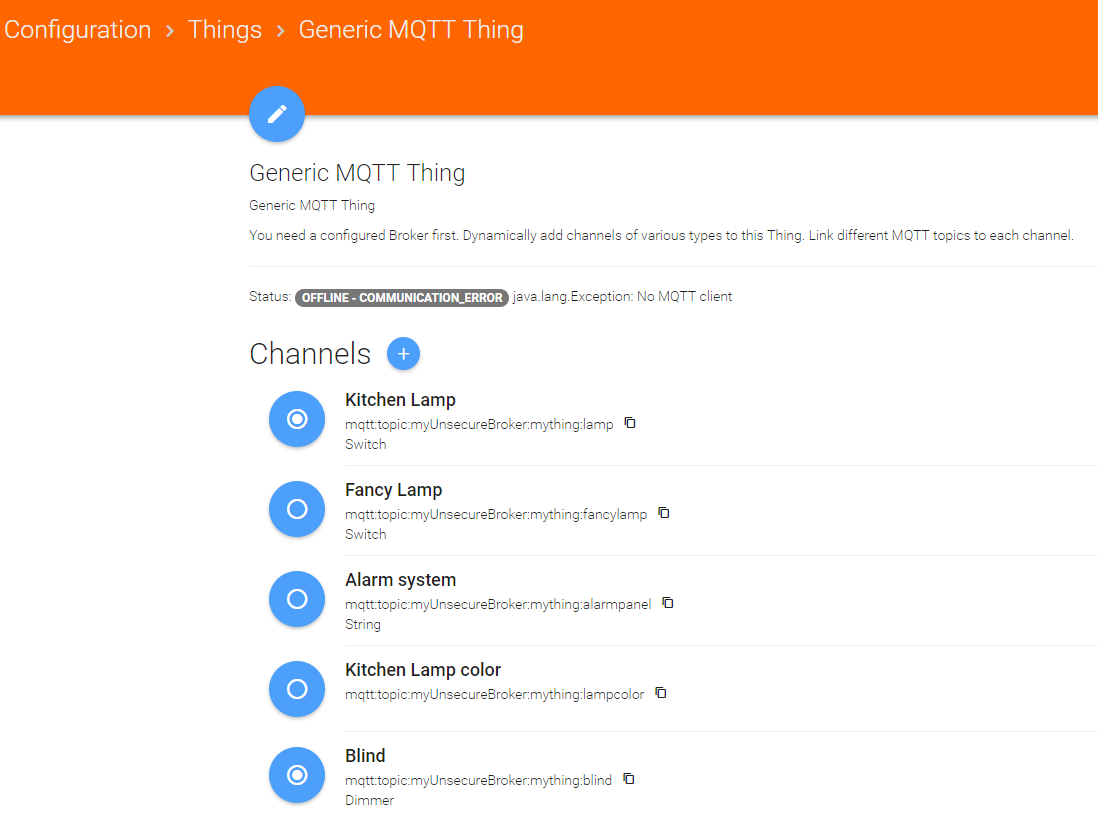 Solved Mqtt In Openhab2 Installation Openhab Community