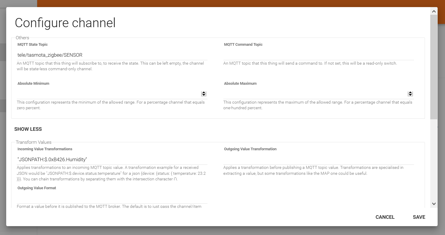 Zigbee2tasmota Mqtt Jsonpath Items And Sitemaps Openhab Community
