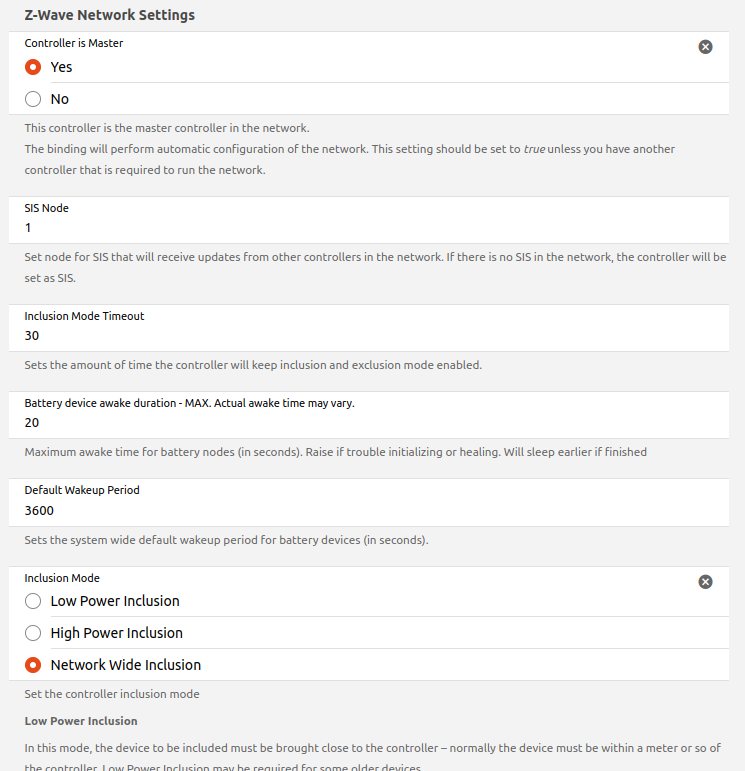 ZCOMBO and sleep timeout - Bindings - openHAB Community