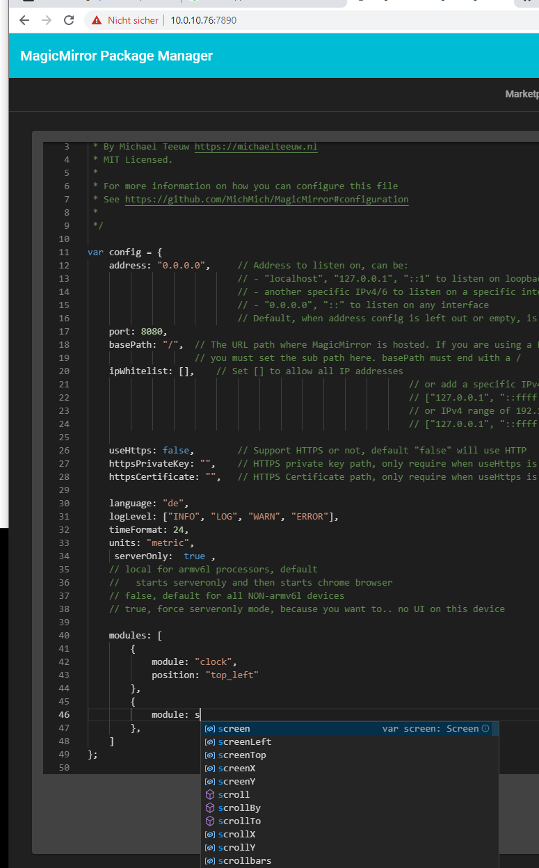 Visual Code in the browser - openHAB Community