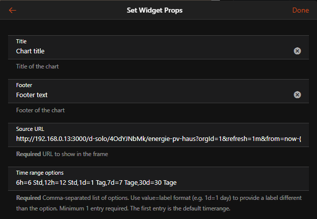 Grafana chart with time ranges - UI Widgets - openHAB Community