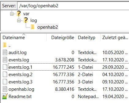 Openhab Log Viewer (frontail) empty after some time - Beginners - openHAB Community