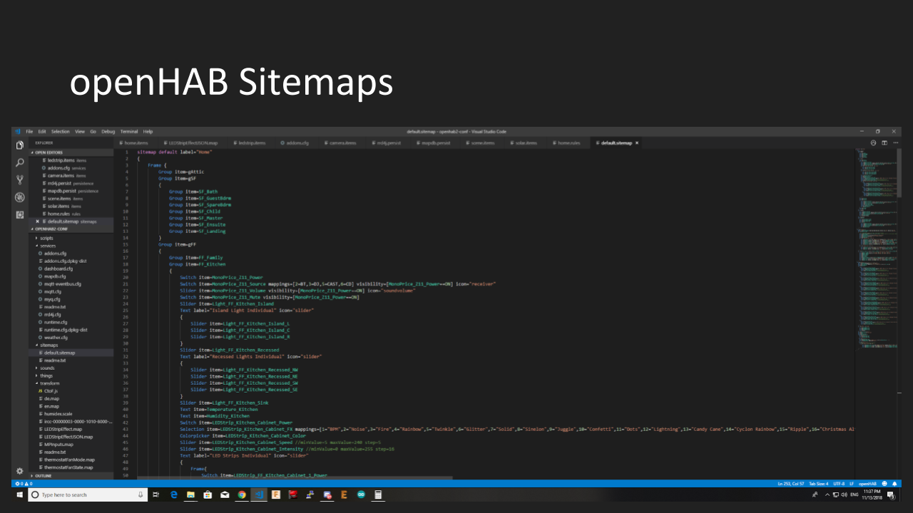 Openhab Basics Tutorial Part 4 N Sitemaps And Uis Tutorials And Examples Openhab Community