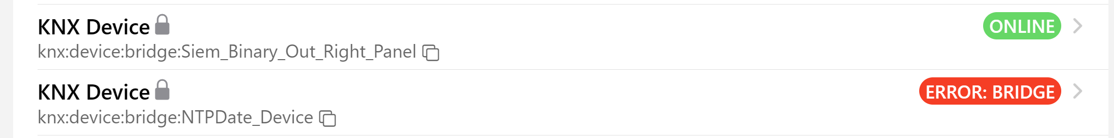 KNX thing - bridge offline - Beginners - openHAB Community
