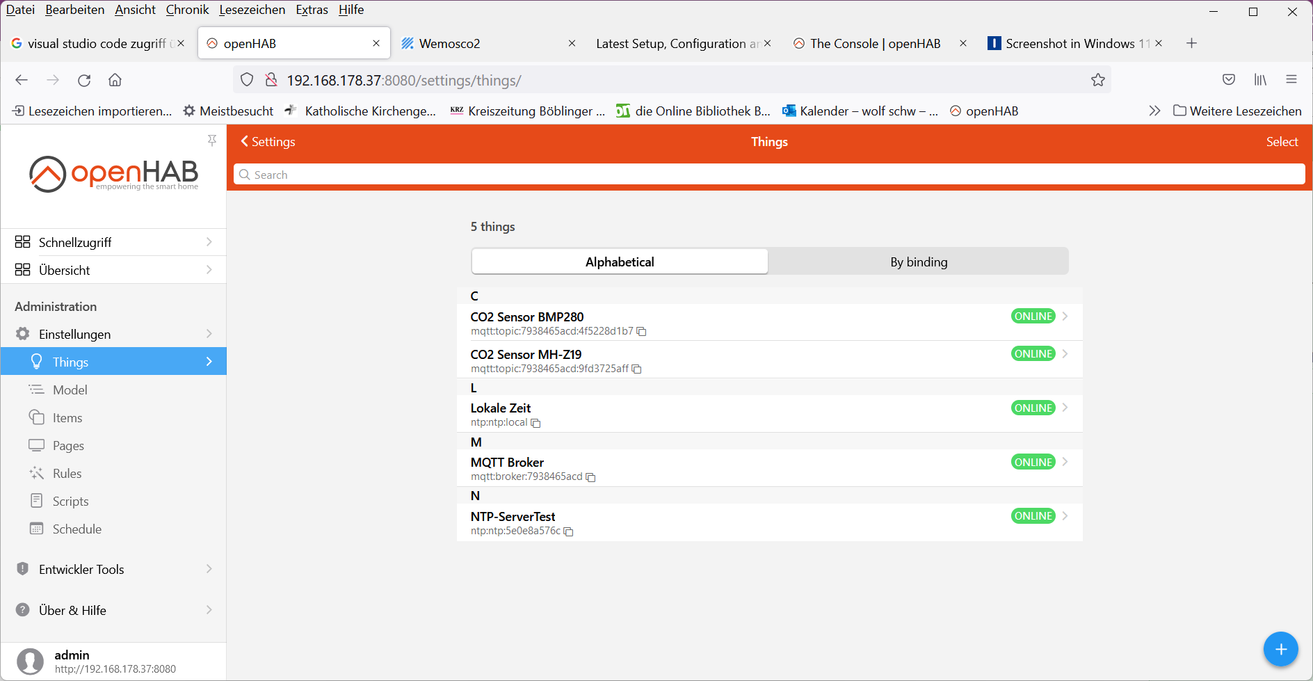 Items do not show values - Beginners - openHAB Community