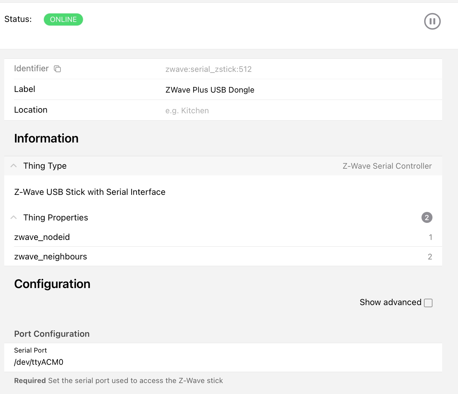 Z-Wave: Config challenges - Beginners - openHAB Community